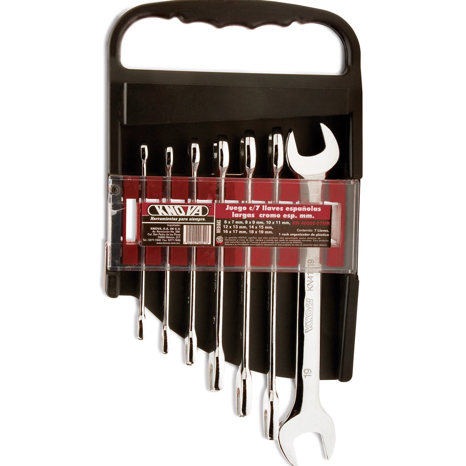 Jgo. de llaves españolas con 7 pzas. | Knova