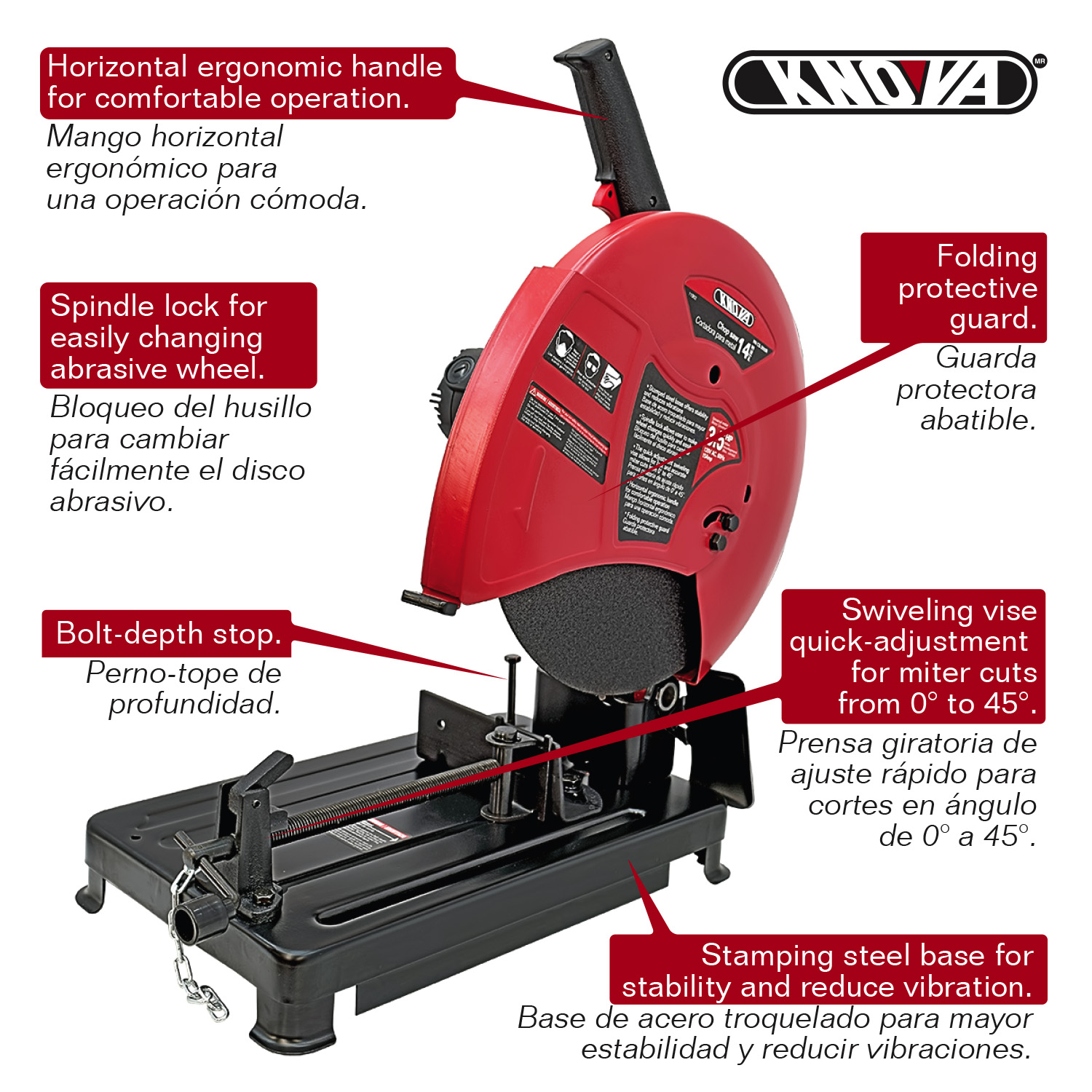 Cortadora para metal 14" | Knova